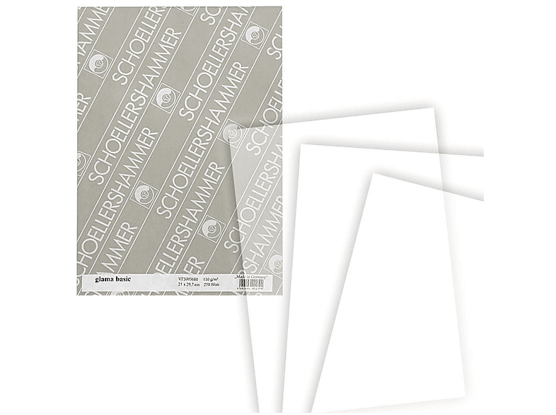 SCHÖLLERSHAMMER Transparentpapier DIN A4 | 110 g/m² - A4 1 1.0 mm mm A4 Originalprodukt ...