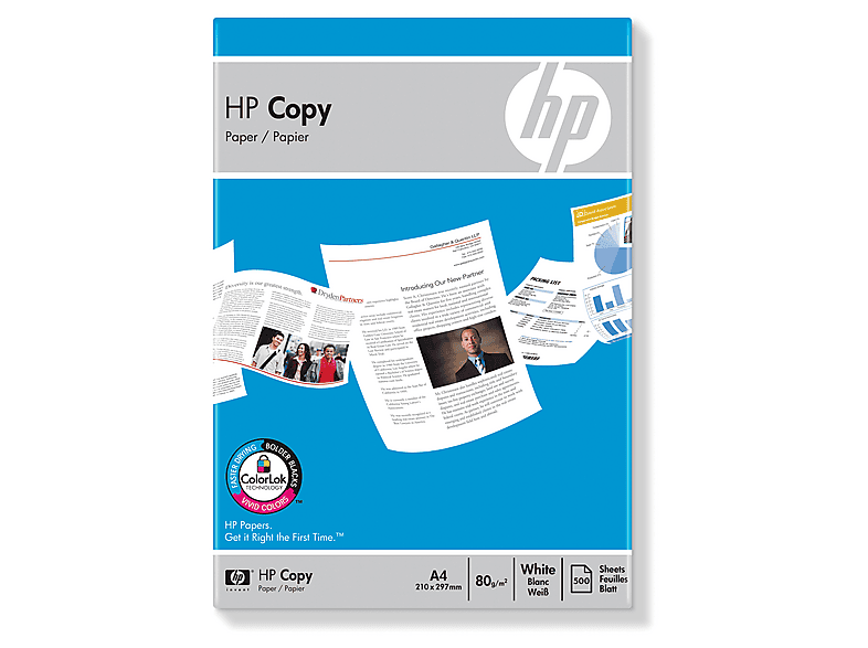 HP Copy Paper 80 gsm-500 sht/A4/210 x 297 mm | MediaWorld.it