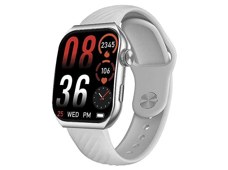 TREVI T-FIT 400 C Smartwatch Metall Metall, Weiß | SATURN