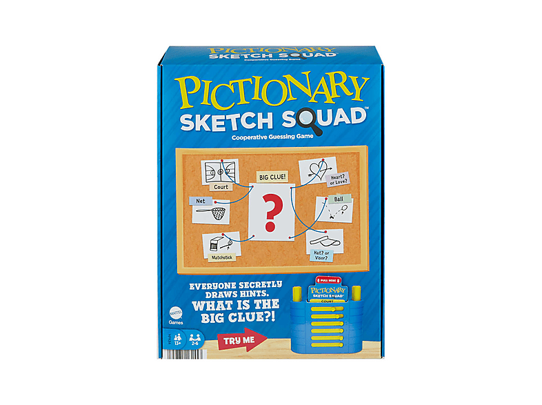 Gra planszowa MATTEL Mattel Games Pictionary Sketch Squad | sprawdź ...