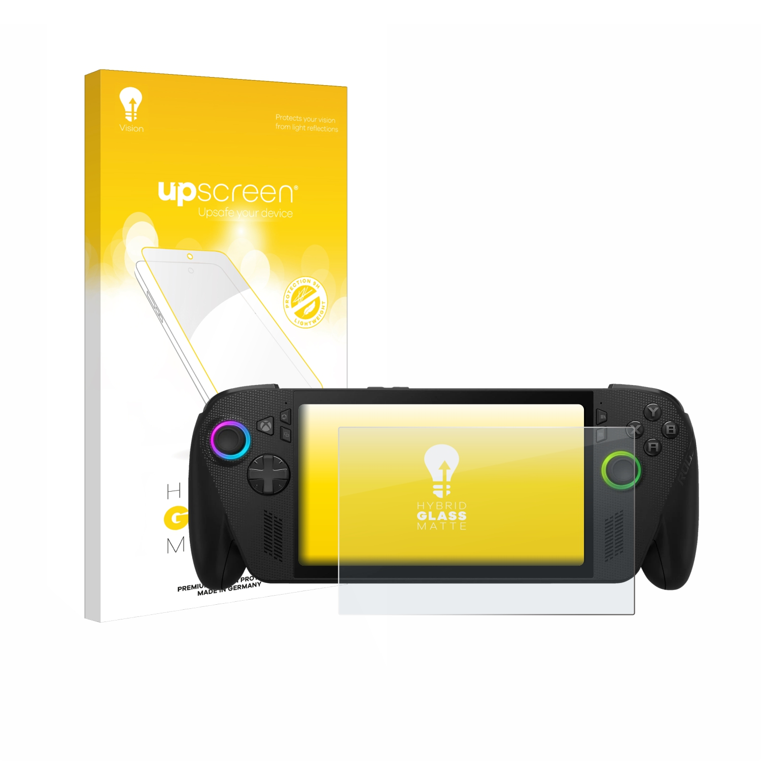 UPSCREEN Entspiegelungs Schutzglas Panzer Folie Glas matt Schutzfolie ...