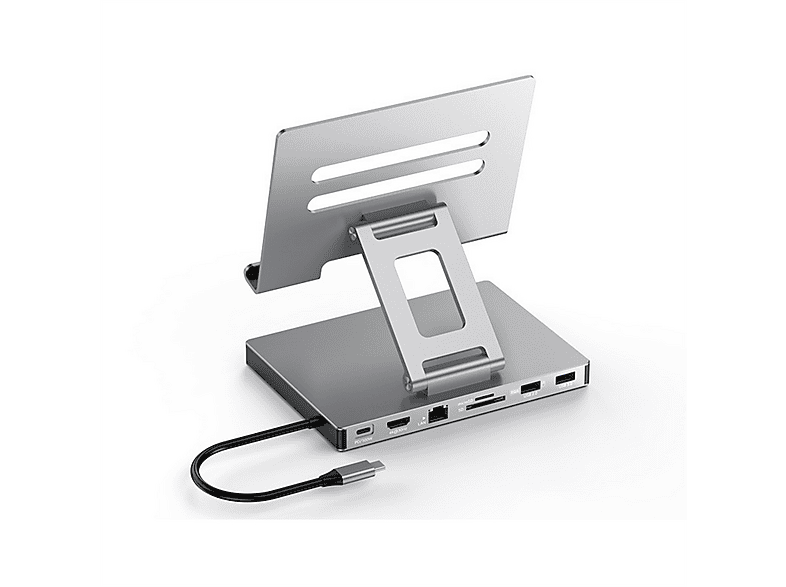 YEMASTER 7-in-1 Funktion mit Standfuß Dockingstation, Grau | MediaMarkt