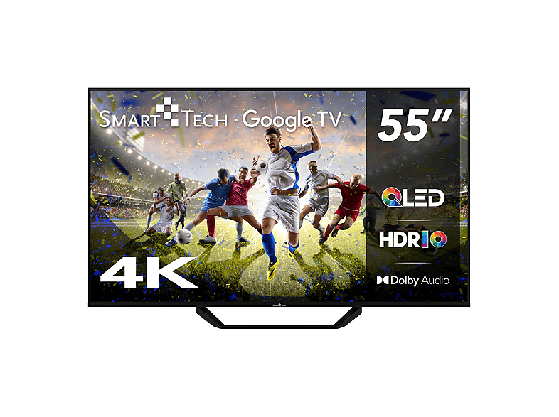 SMART TECH 55QG06K2 LED TV (Flat, 55 Zoll / 139 cm, QLED 4K, SMART TV ...