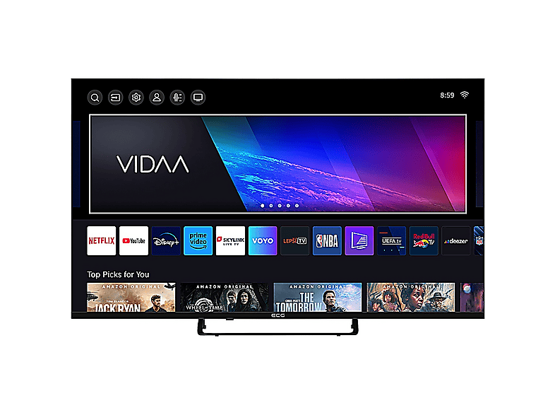 ECG 43USV231 TV LED, SMART TV, 43 ", UHD 4K, Nero, Classe F | MediaWorld.it