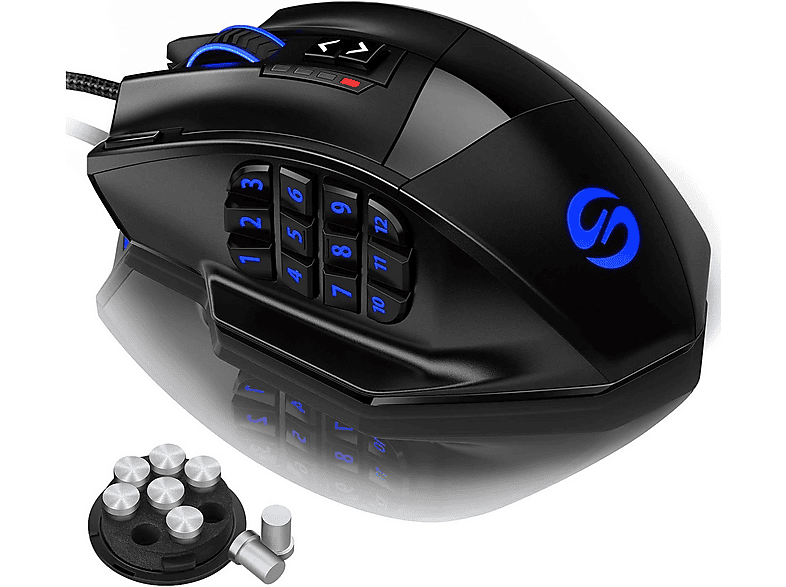 MANIKE Ultra Pro X6 Gaming Maus, Black | MediaMarkt