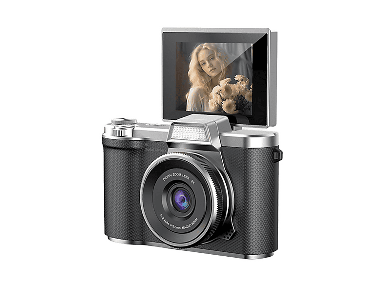YEMASTER Umklappbarem Display,Anti-Shake & Blitzlicht,32G Digitalkamera Schwarz, | MediaMarkt