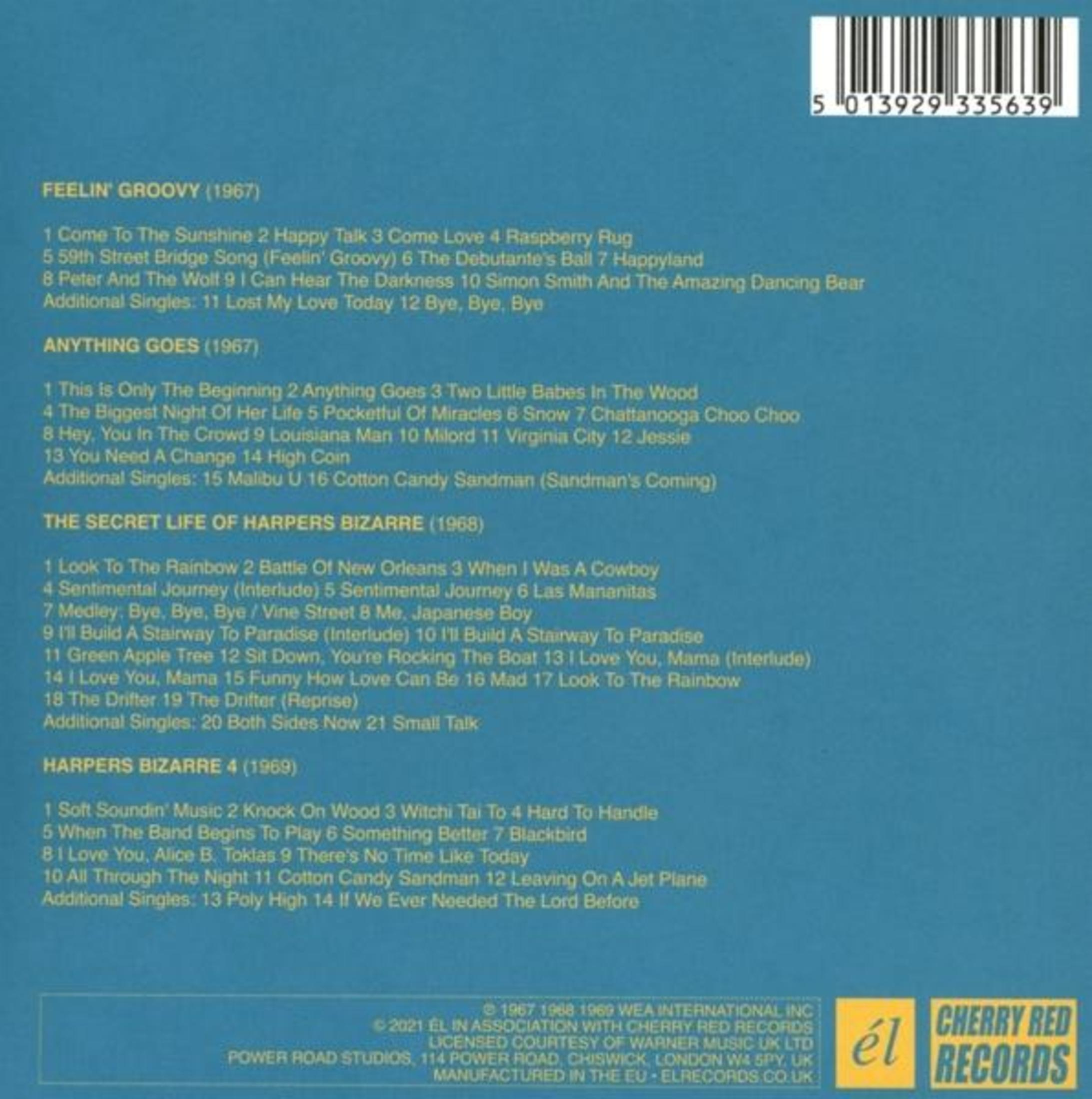 Harpers Bizarre | COME TO THE SUNSHINE-THE COMPLETE WARNER BROTHERS ...