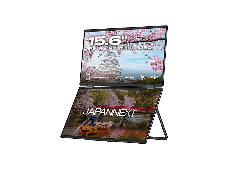Monitor | JAPANNEXT JN-DMD-IPS156F, 15,6 ", Full-HD, 20 ms, 60 Hz ...