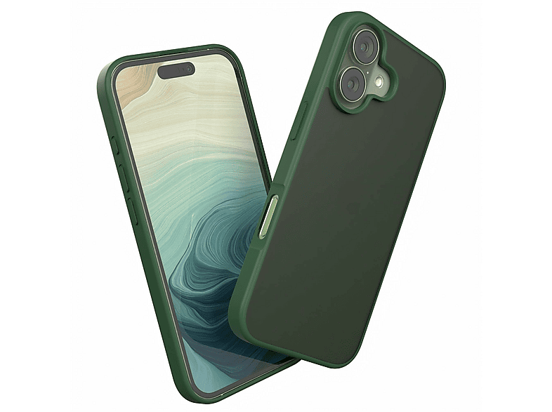 EAZY CASE Outdoor Case, Backcover, Apple, iPhone 17, Nachtgrün | MediaMarkt