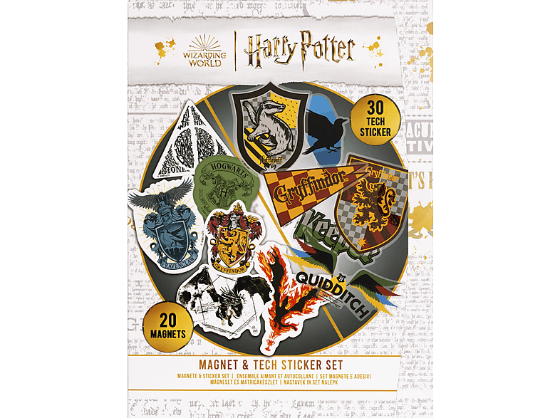 Harry Potter | Ensemble de magnets et autocollants techniques | MediaMarkt