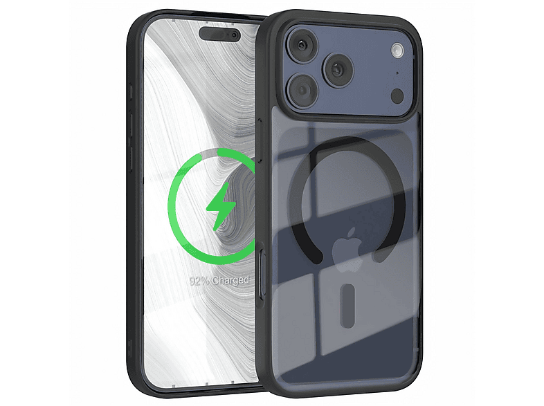 EAZY CASE Clear Cover mit MagSafe, Bumper, Apple, iPhone 17 Pro Max ...