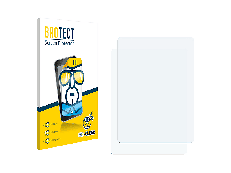 BROTECT 2x klare transparente Schutzfolie (für Adyen V400c Plus ...