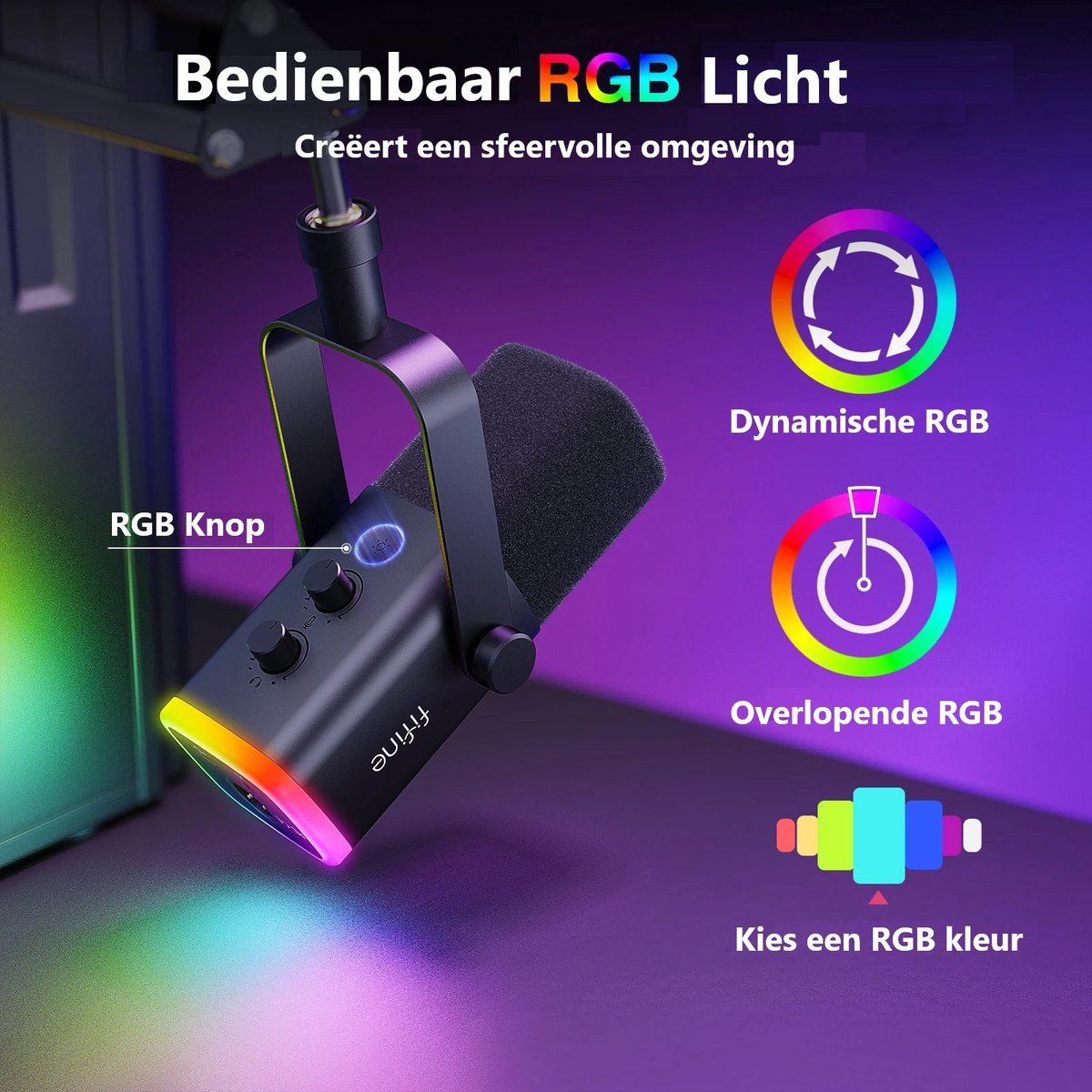 FIFINE AM8T Gaming-microfoon | MediaMarkt
