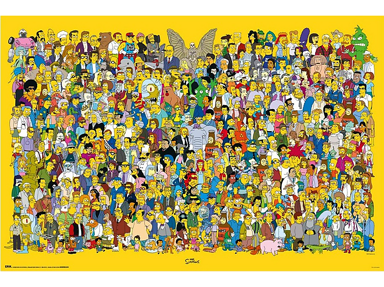 The Simpsons | Full Cast - 61x91,5 cm | SATURN