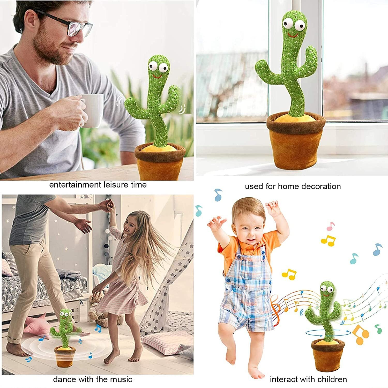 PELUCHE ARZOPA Cactus danzante Stile Natalizio | MediaWorld.it