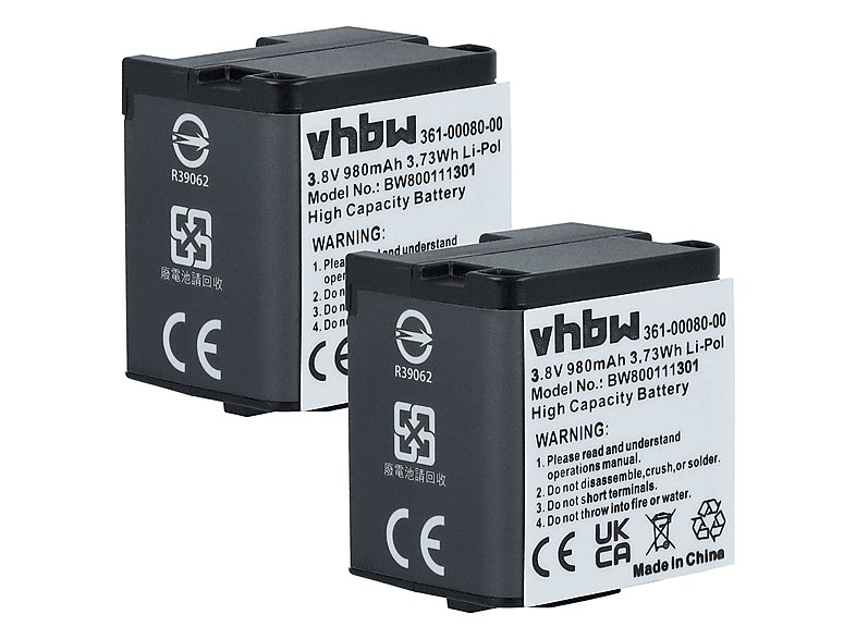 VHBW 52933 Li-Polymer Akku, Li-Polymer, 980 mAh | MediaMarkt