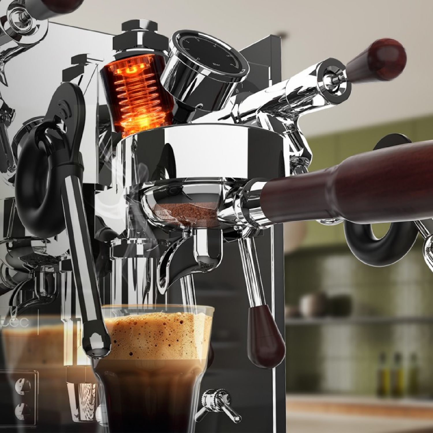 Cafetera express | CECOTEC A01_EU01_100129, 15 bar, 2440 W, 2 tazas ...