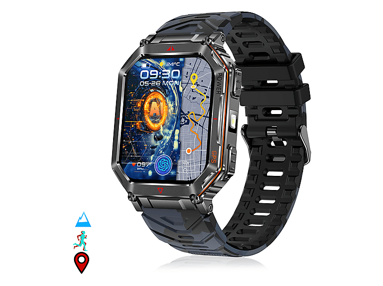 Smartwatch | DAM DMBA0017C0032, Negro | MediaMarkt