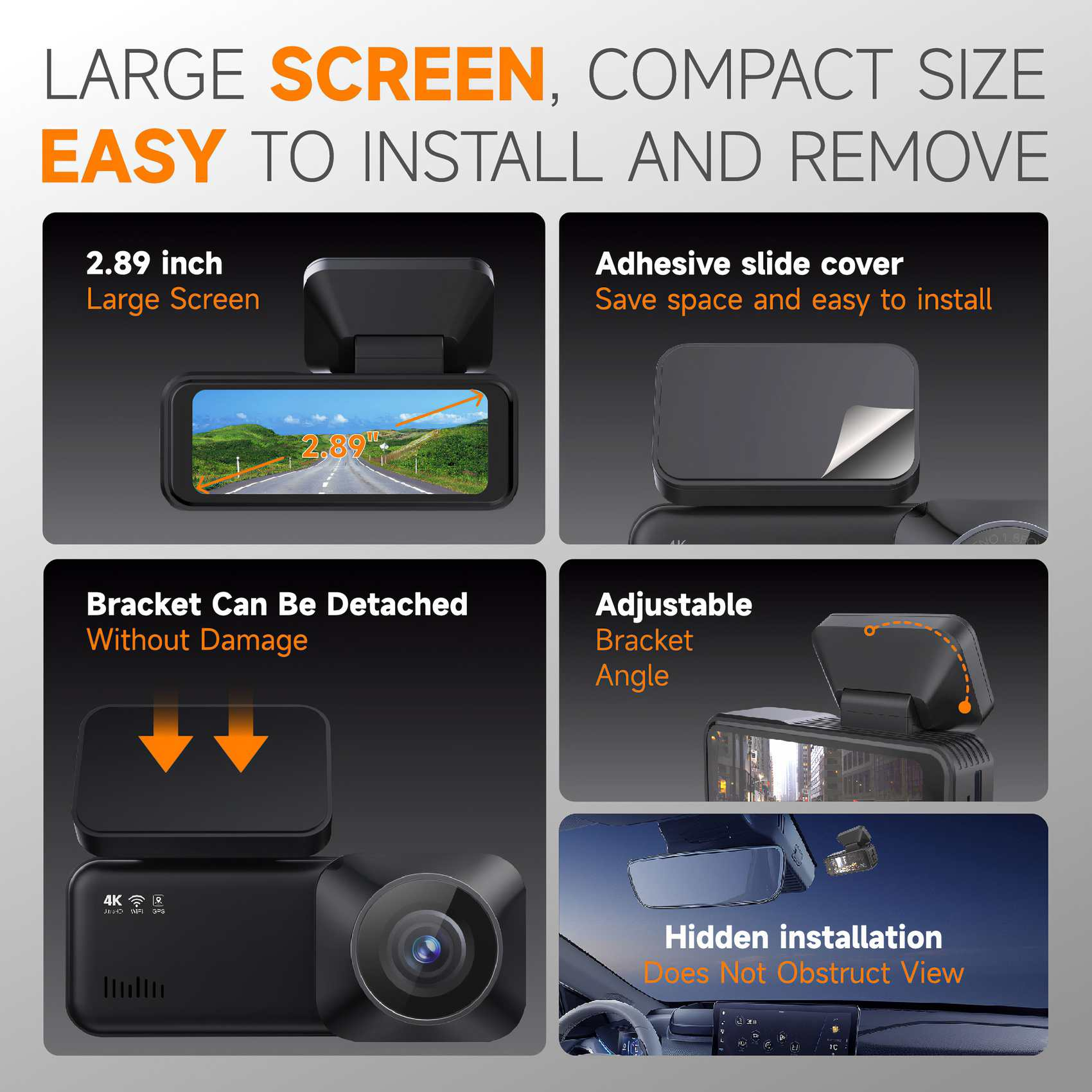 UWOT 4K Dual Aufnahme mit GPS & App Autokamera Display | SATURN