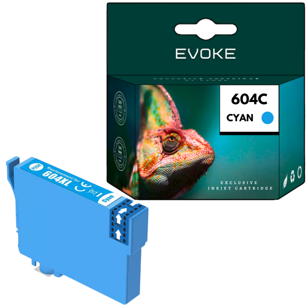 EVOKE Tusz do drukarki Epson 604XC | 9 ml | 780 stron Pasuje do: XP ...