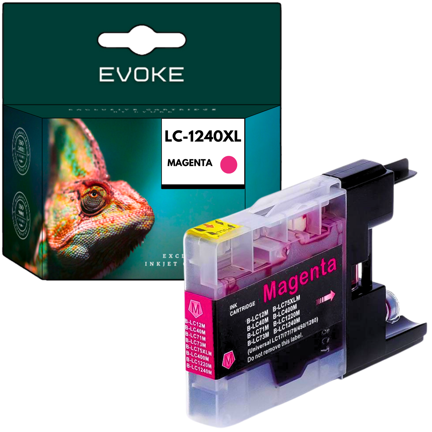 EVOKE Tusz do drukarki Brother 1240XM | 10 ml | 180 stron Pasuje do ...