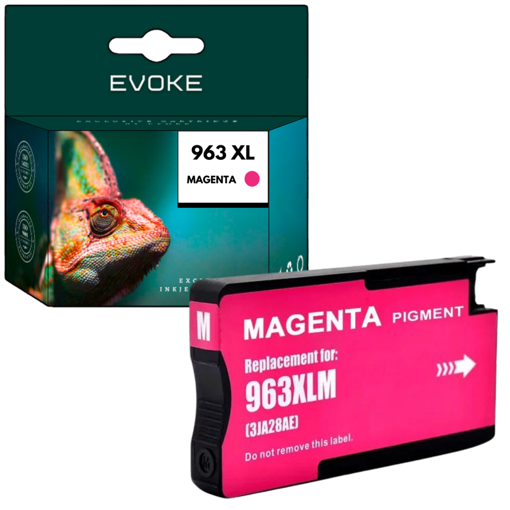 EVOKE Inchiostro per stampante HP 963XM Magenta | 25 ml | 1720 pagine ...