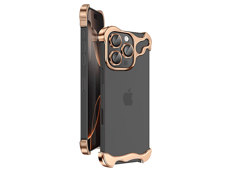 AVIZAR Steel Cover Series, Bumper, Apple, iPhone 16 Pro, Beige | MediaMarkt