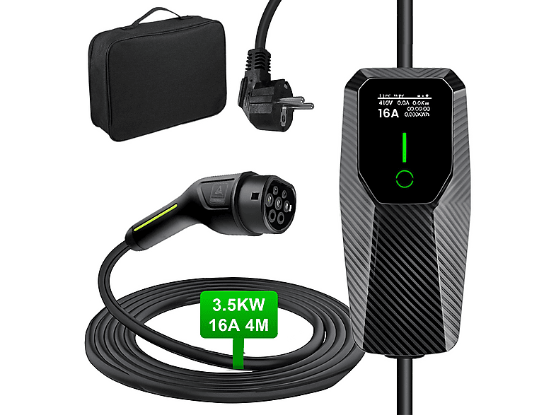 JUNSUN Typ 2, 3,6 kW 16 A, 4M Wallbox | MediaMarkt