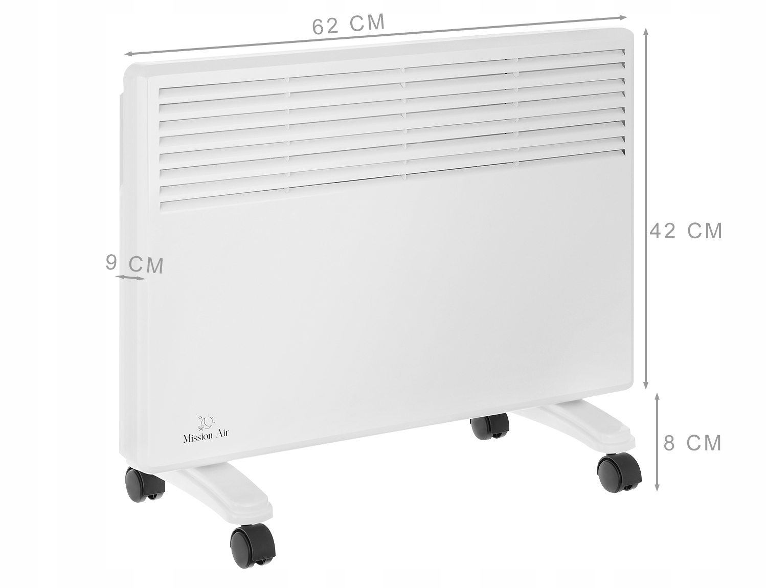 Grzejnik konwektorowy MISSION AIR MIAMI 1500 W Biały | sprawdź cenę i ...