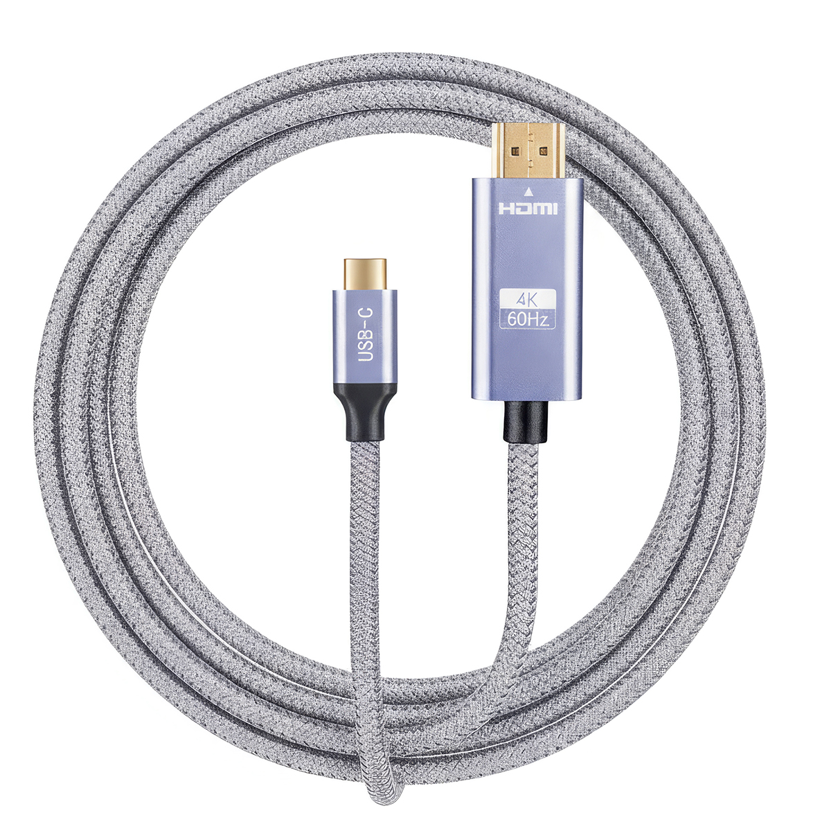 Kabel HDMI VAYOX | USB-C, VA0418-2, 2m, 4K, 60Hz Szary - sprawdź cenę i ...