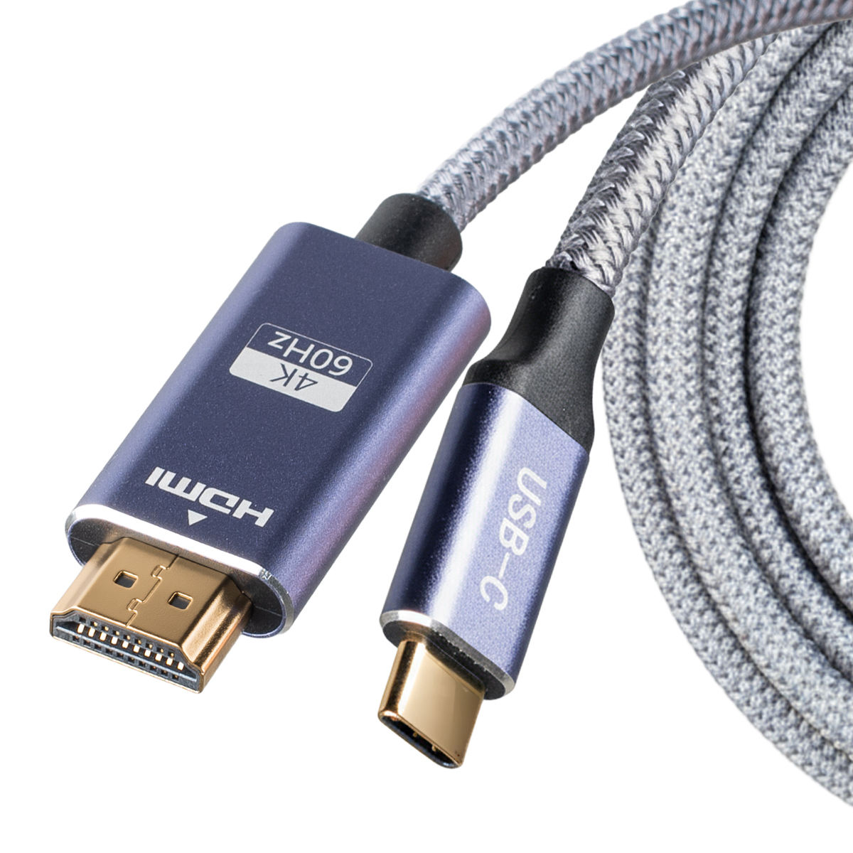 Kabel HDMI VAYOX | USB-C, VA0418-2, 2m, 4K, 60Hz Szary - sprawdź cenę i ...