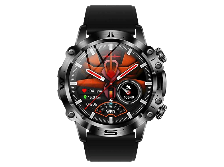 Smartwatch | MANIKE ET482, 140 - 210 mm, acero inoxidable, Negro ...