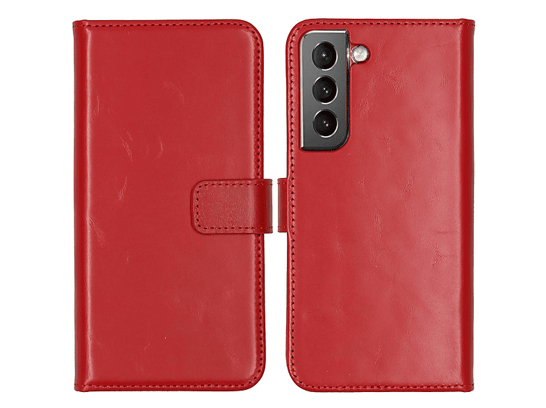 SELENCIA Klapphülle aus Echtleder, Bookcover, Samsung, Samsung Galaxy ...