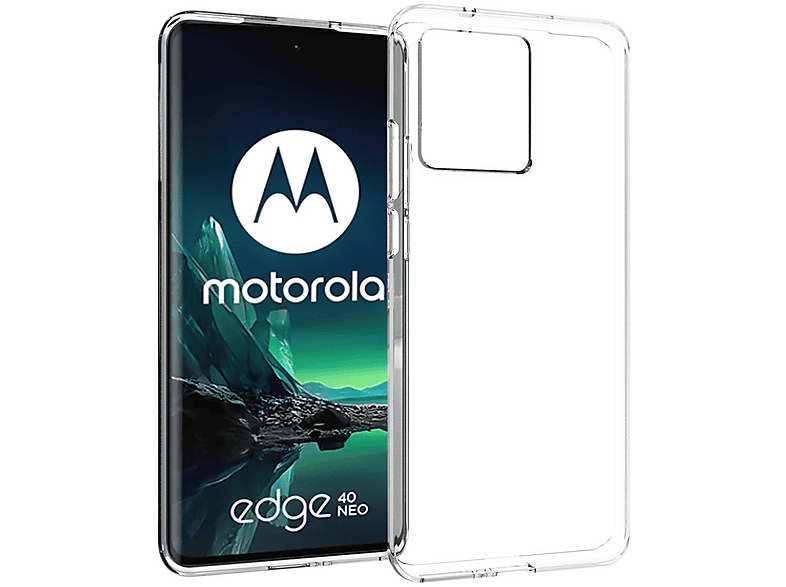 ACCEZZ Back Cover Clear, Backcover, Motorola, Motorola Edge 40 Neo ...