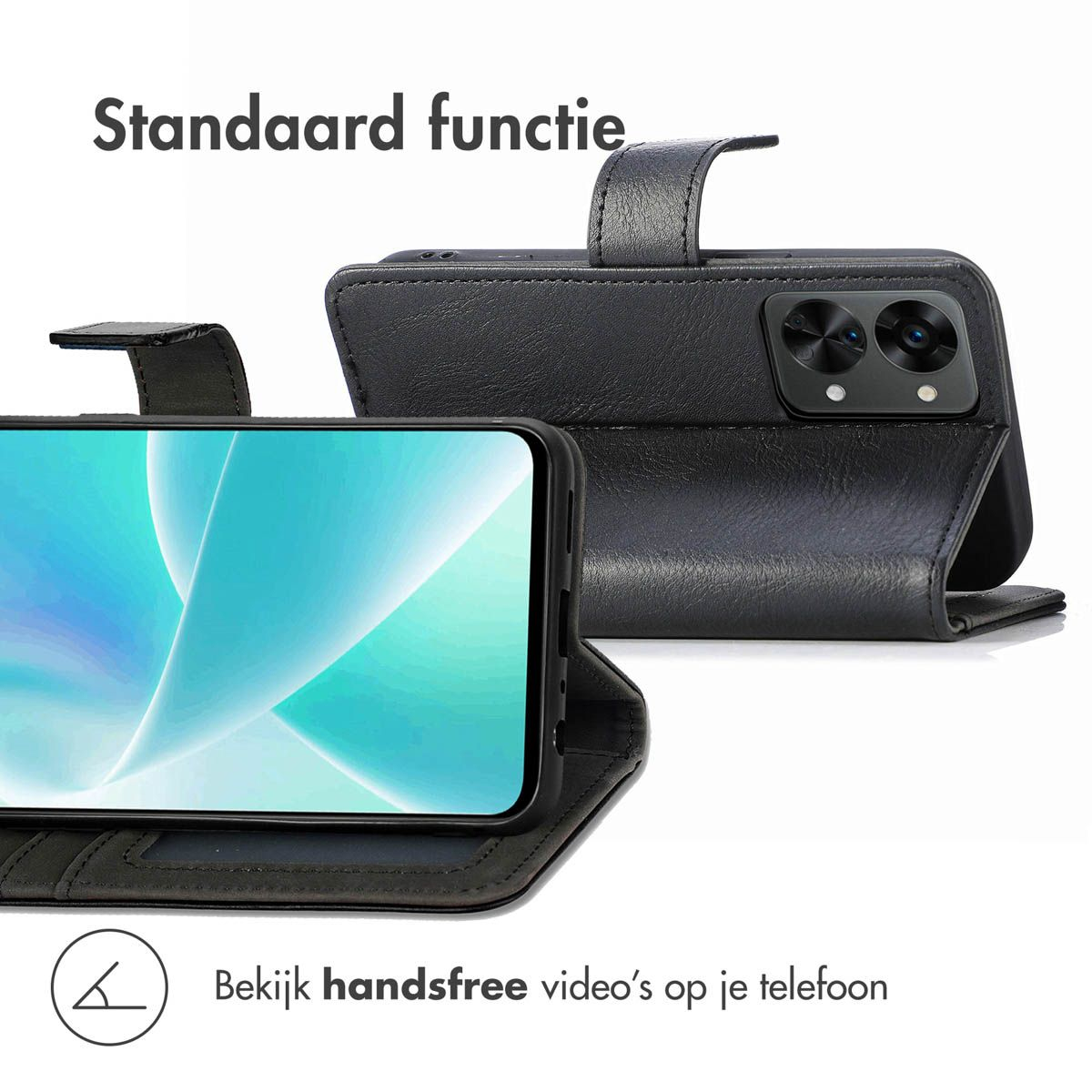 IMOSHION Luxuriöse Klapphülle, Bookcover, OnePlus, OnePlus Nord 2T ...