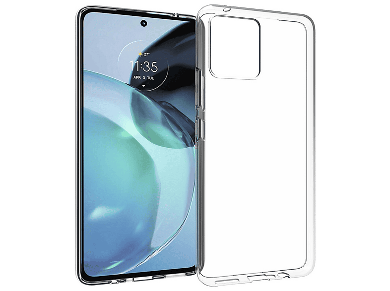 ACCEZZ Back Cover Clear, Full Cover, Motorola, Motorola Moto G72 ...