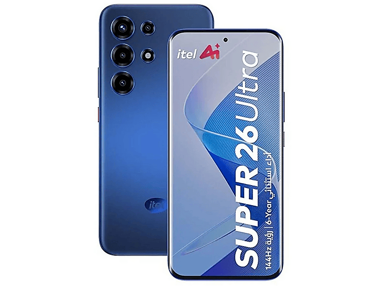 ITEL S26 Ultra, Negro, Móvil Android, 256 GB, 8 GB RAM, 6,78 " AMOLED ...