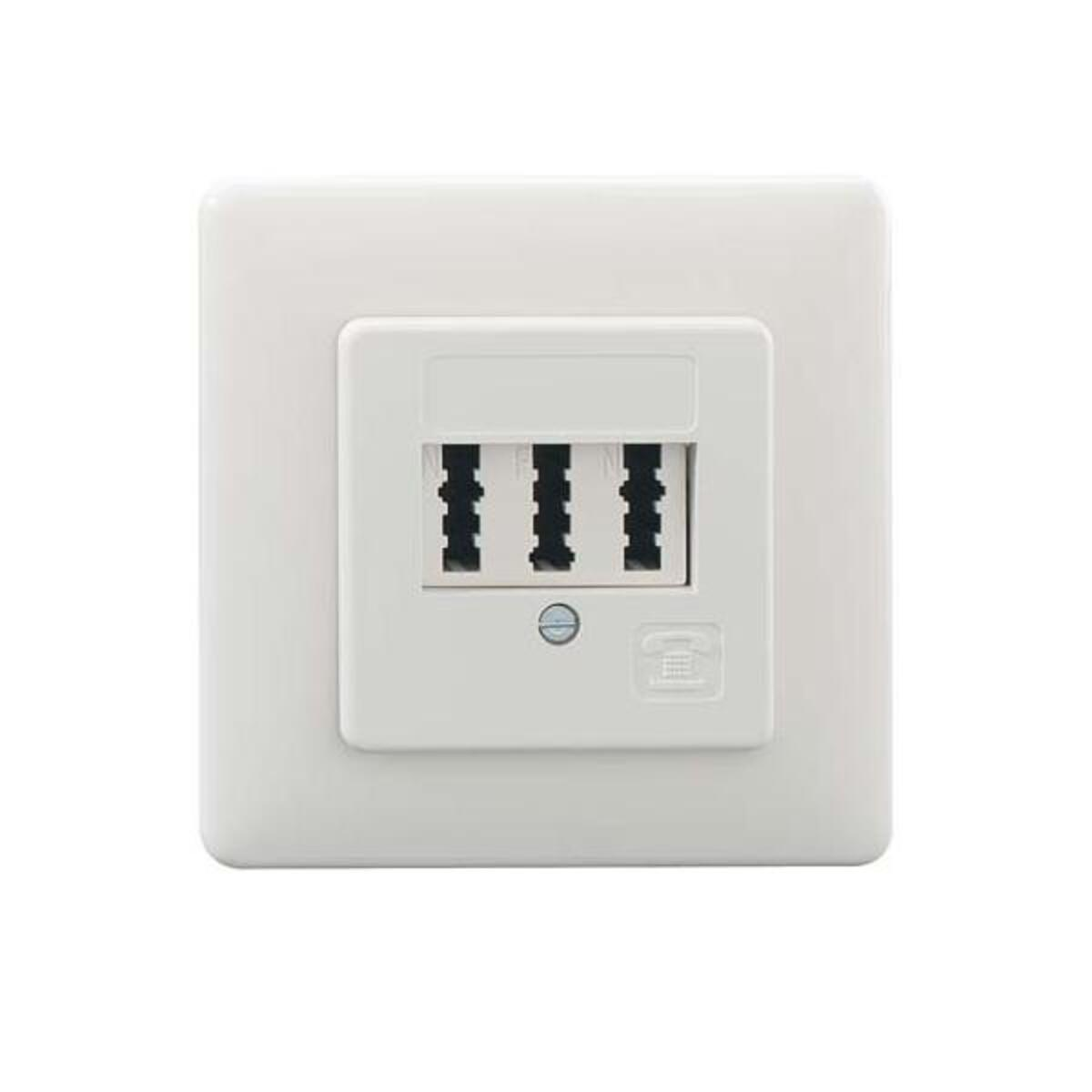 RUTENBECK TAE 3x6 NFN Up rw | Anschlussdose, Unterputz 1 | MediaMarkt