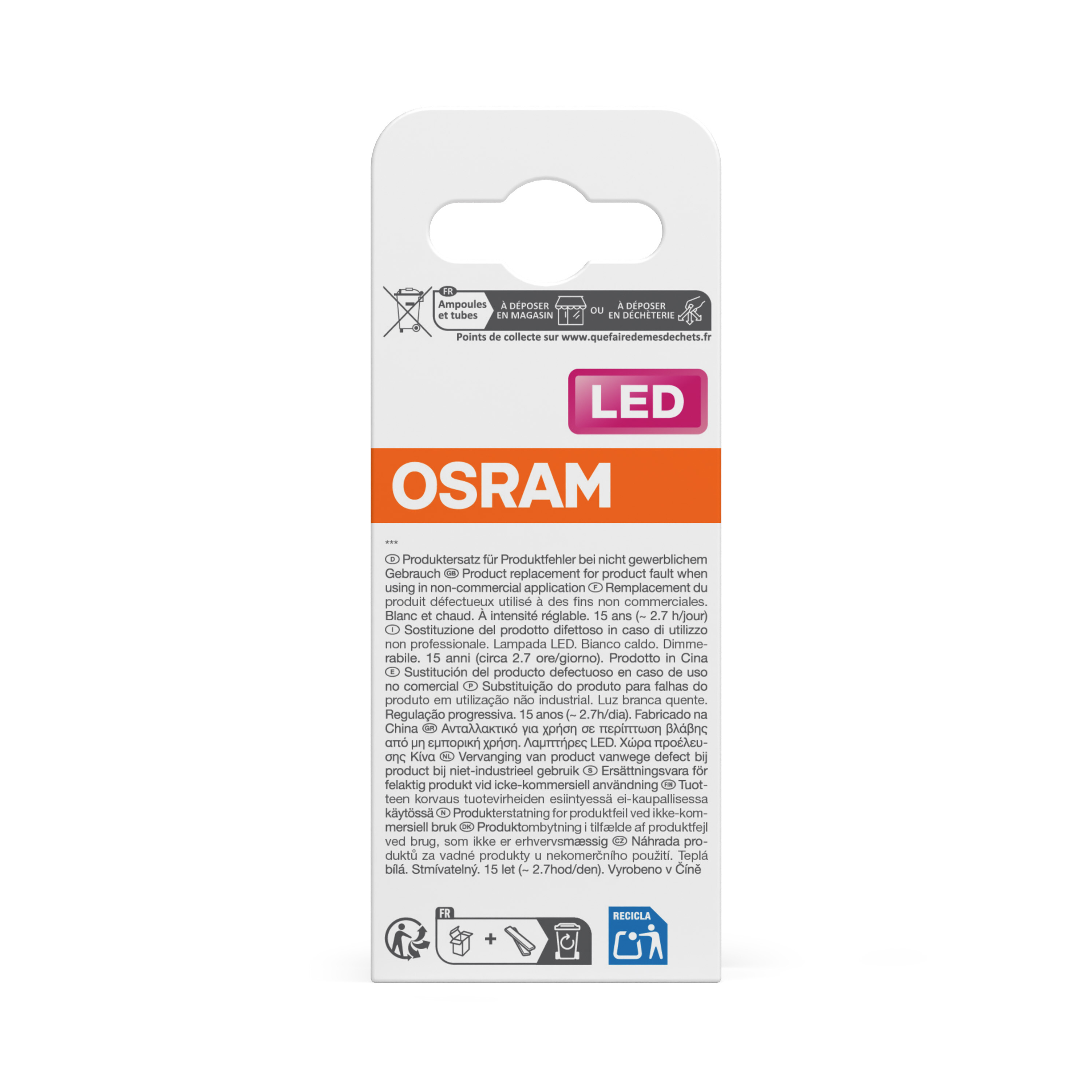OSRAM LED Superstar Classic P 40 Filament DIM 3.4W 827 Clear E27 LED ...