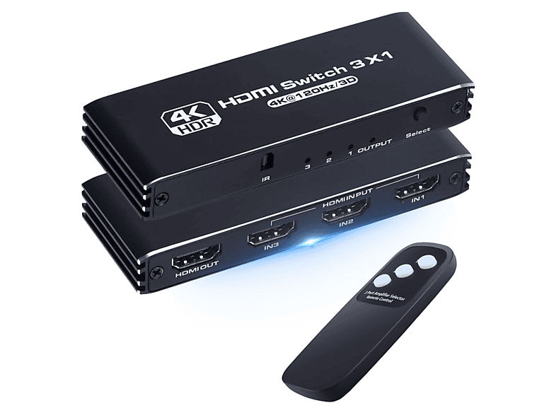 REAGLE HDMI 2.1 Switch 3x1 / Splitter 1x3 4K120 HDR HDMI Switch ...