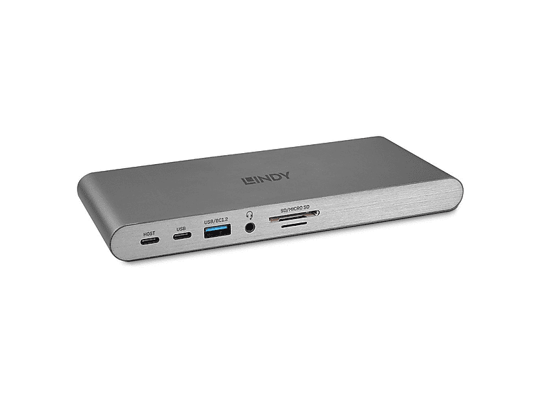 LINDY DST-Pro 5K Dockstation, Grau | MediaMarkt