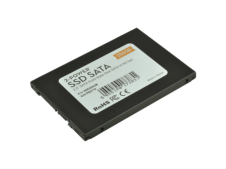 Disco duro SSD interno 256 GB | 2-POWER SSD2042B, Interno, Negro ...