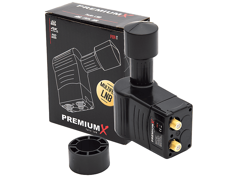PREMIUMX Rocket Twin LNB PXR-T Sat für 2 Teilnehmer 3° Grad Multifeed ...