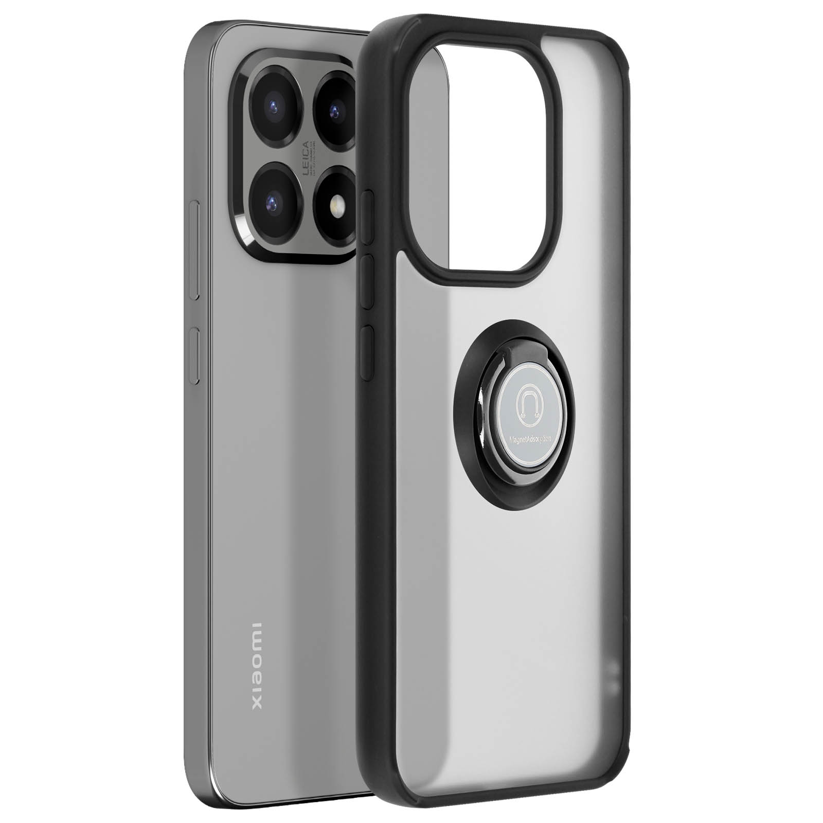 AVIZAR Magnetic Ring Cover, Backcover, Xiaomi, 15T, Schwarz | SATURN