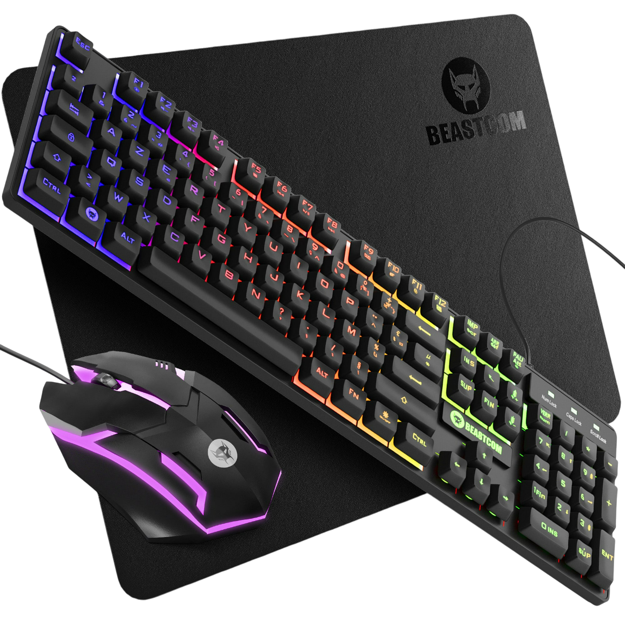 BEASTCOM GS200 | Essential Gaming, KEYBOARD + MOUSE SET, Schwarz ...