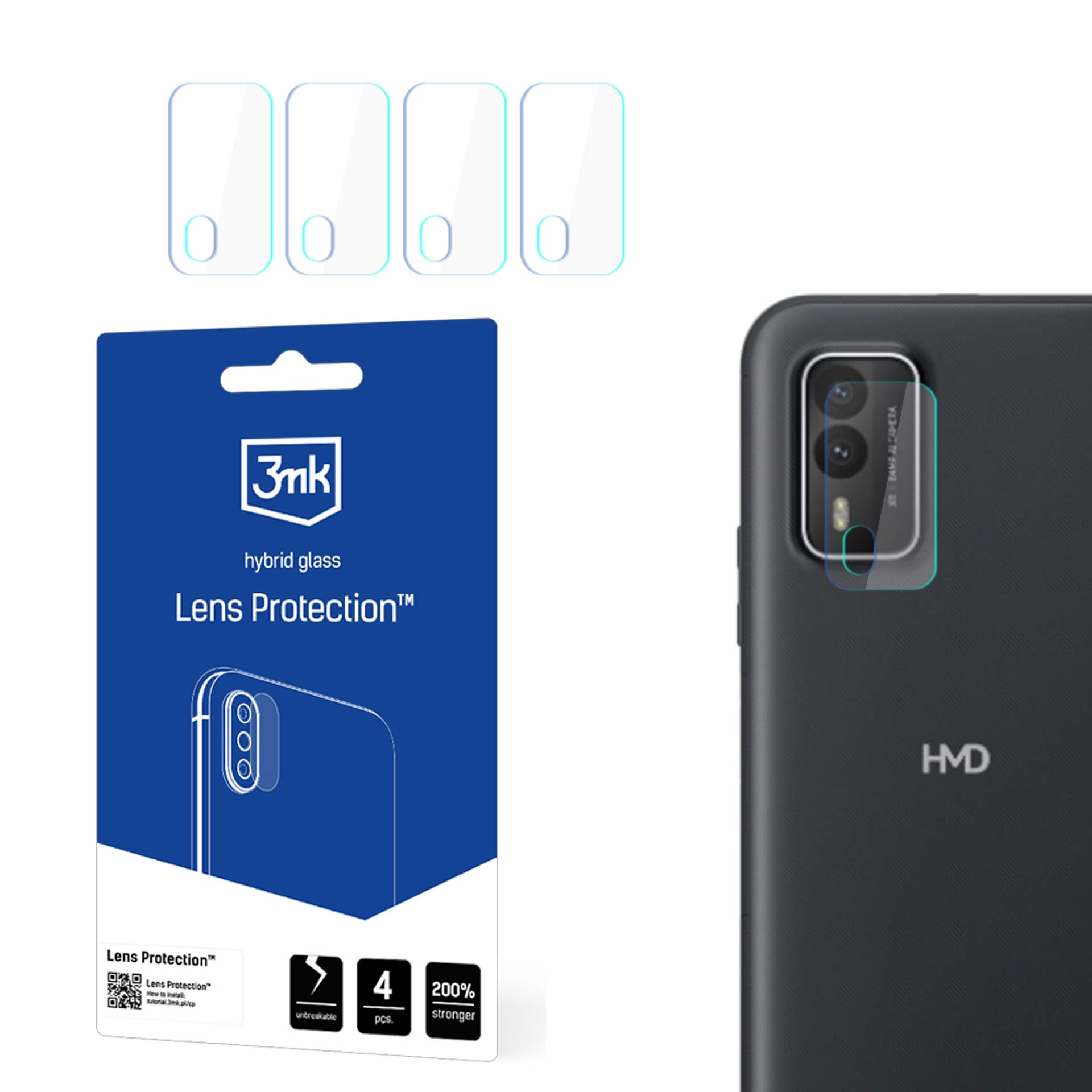 VETRO TEMPERATO 3MK Screen Protector Temperato per HMD XR21 ...