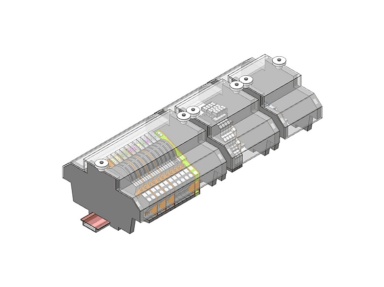 WAGO WAGO GmbH & Co. KG Stromwandlerklemmenblock 821-218 Trenn- und ...