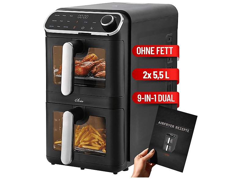 OLEIO Maestro Twinfryer Airfryer | MediaMarkt