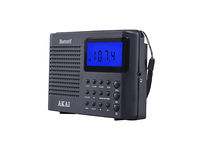 Radio przenośne AKAI APR-400, FM/AM, Bluetooth 5.0, budzik, 0.8 W RMS ...