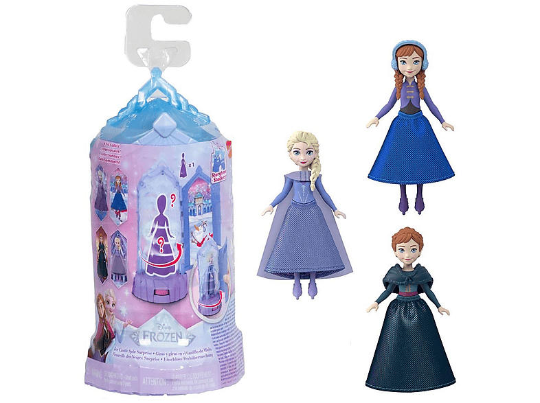 Muñeca | MATTEL Frozen Mini Castillo Muñeca Sorpresa, Disney Frozen ...